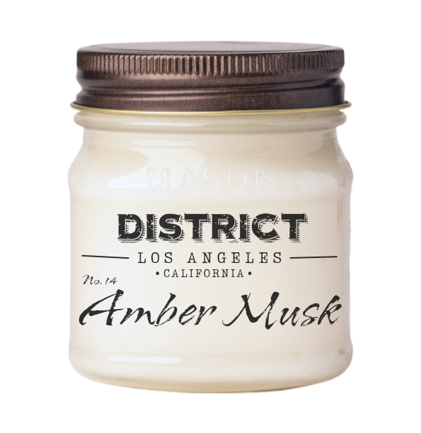 Amber Musk Candle - District Los Angeles