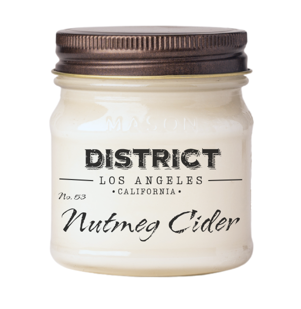 Nutmeg Cider Candle - District Los Angeles
